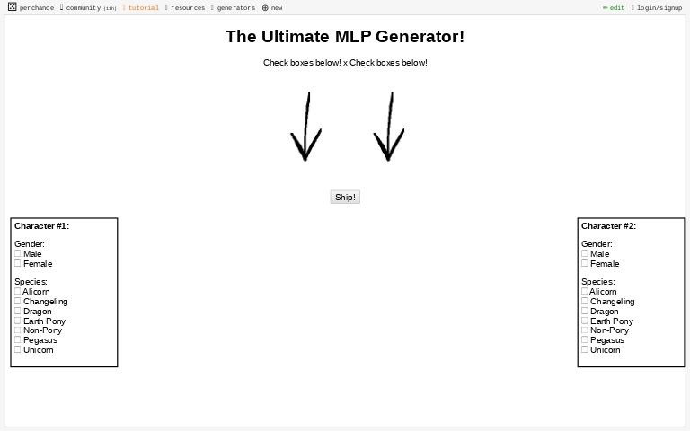The Ultimate MLP Generator!