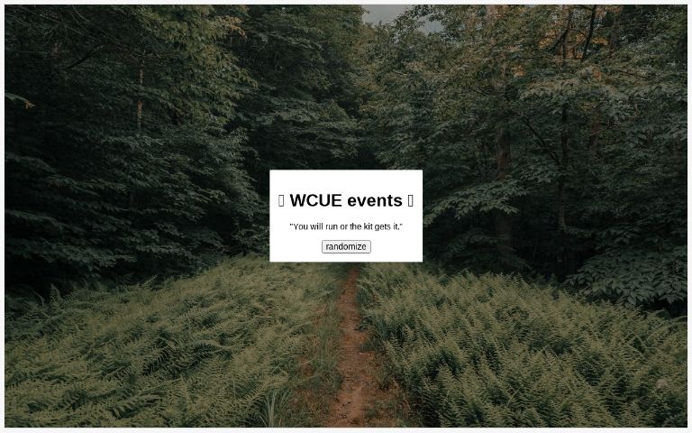 🐾 WCUE roleplay ideas 🐾