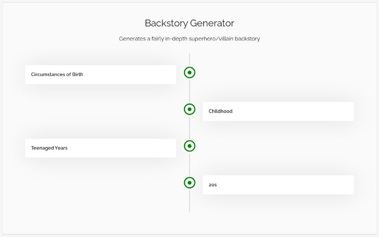 Backstory Generator