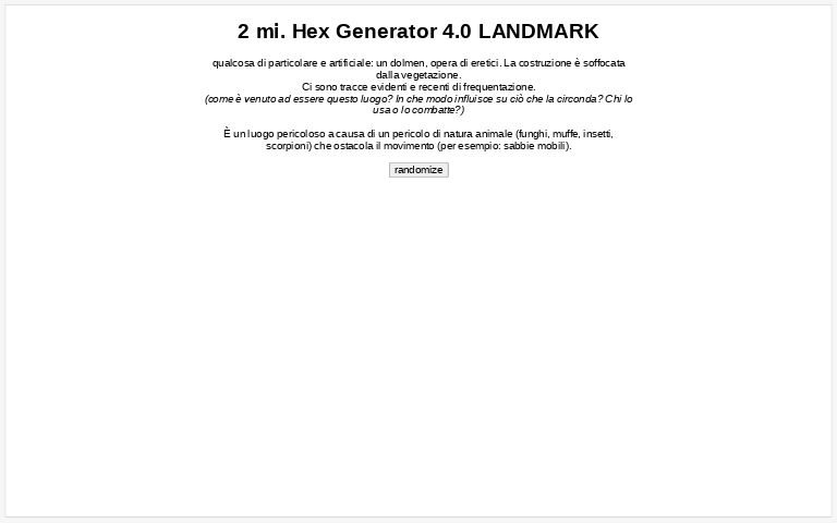 2 mi. Hex Generator 4.0 LANDMARK