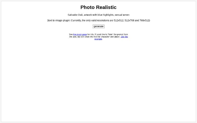 Photo Realistic ― Perchance Generator