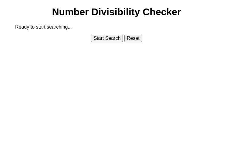 Number Divisibility Checker ― Perchance Generator