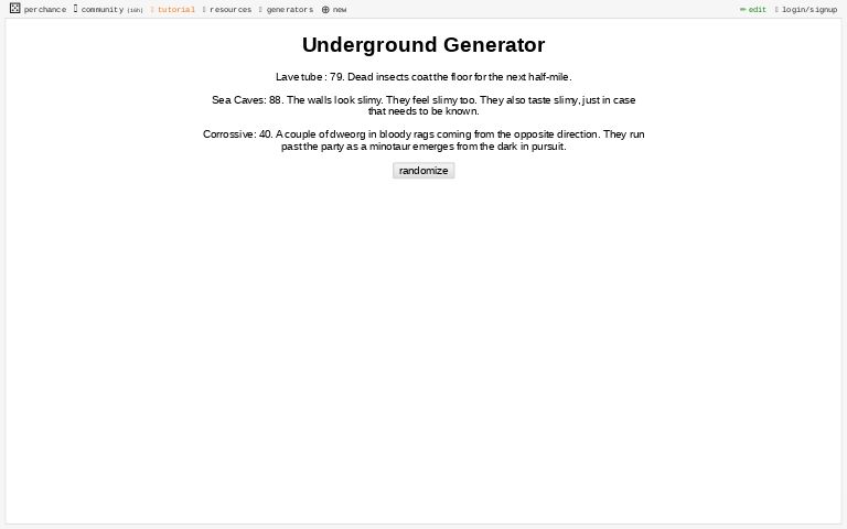 Underground Generator