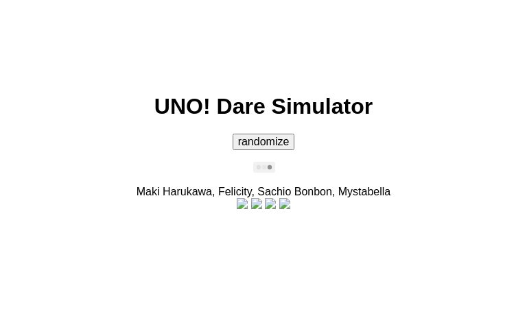 UNO! Dare Simulator ― Perchance Generator