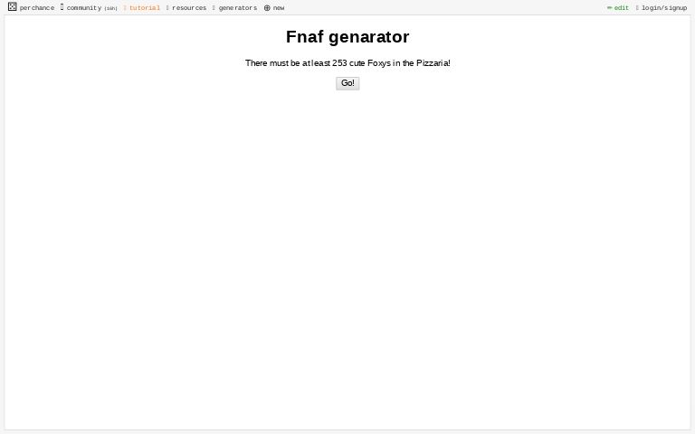 Fnaf genarator ― Perchance Generator