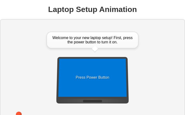 Laptop Setup Animation ― Perchance Generator