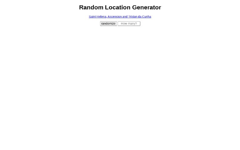Random Location Generator