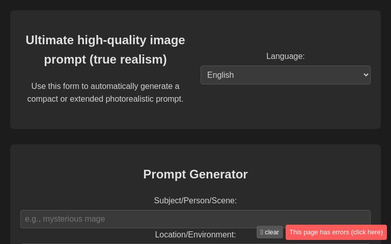 Ultimate high-quality image prompt (true realism) ― Perchance Generator