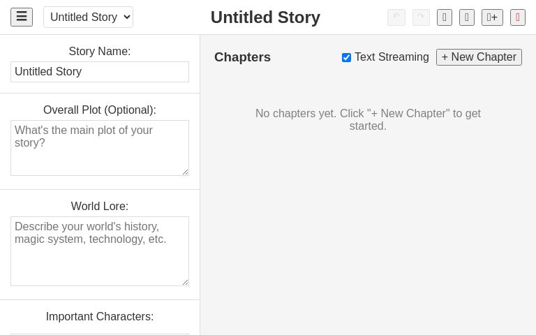 Chapter Story Generator