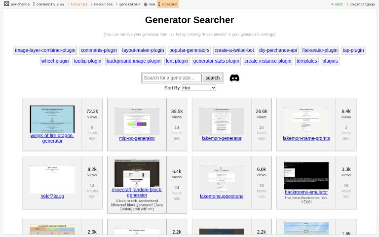 Upgraded Generator Searcher