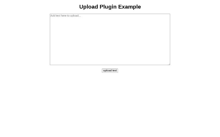 Upload Plugin Expires Example