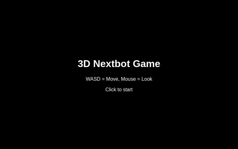 3D Nextbot Game ― Perchance Generator