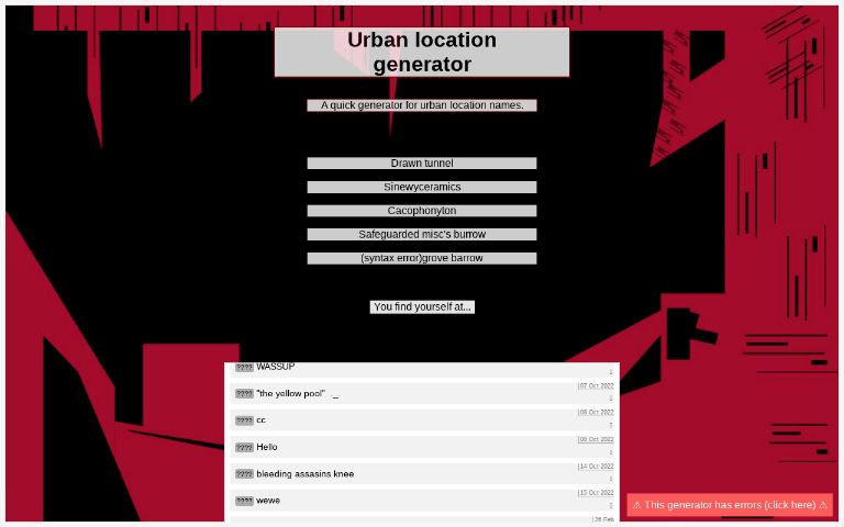 Recently Updated Popular Generators ― Perchance