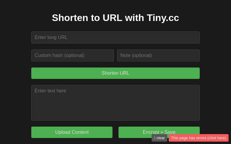 🟢 Shorten to URL ― Perchance Generator