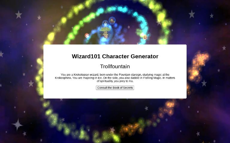Wizard101 Character Generator