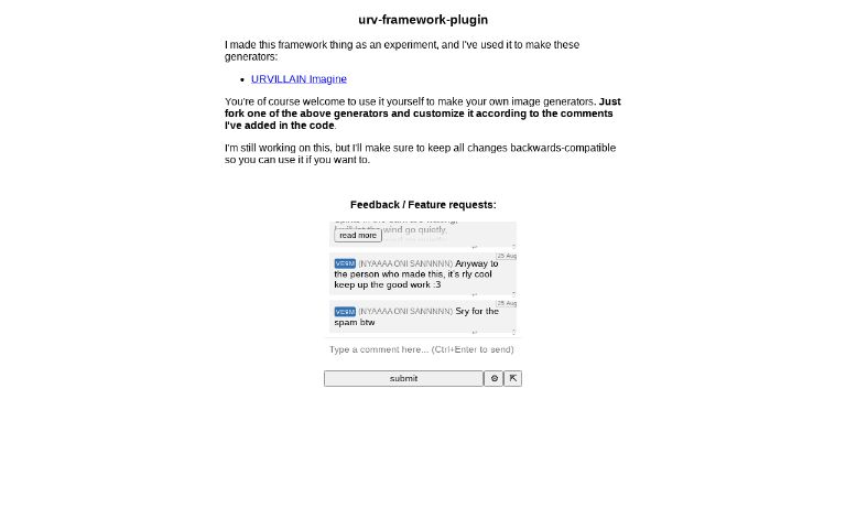 Urv Framework Plugin