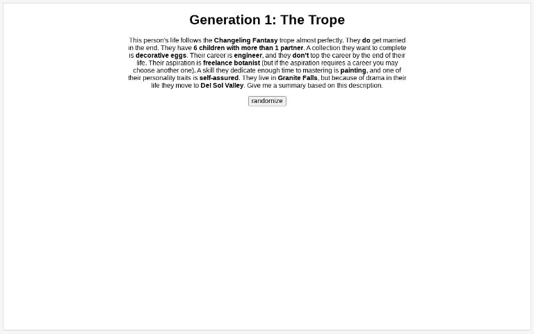 Generation 1: The Trope