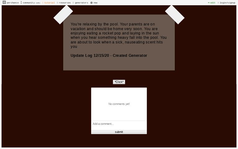(Use at your own risk!!!) Disturbing Horror Generator