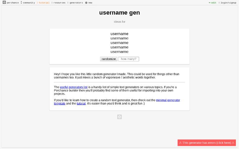 username gen
