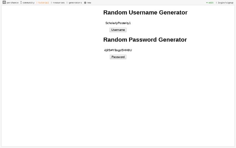 Random Username Generator