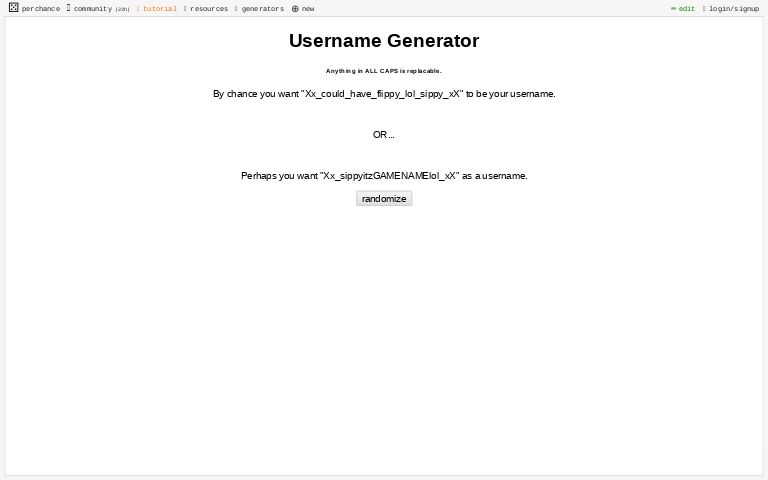 Username Generator