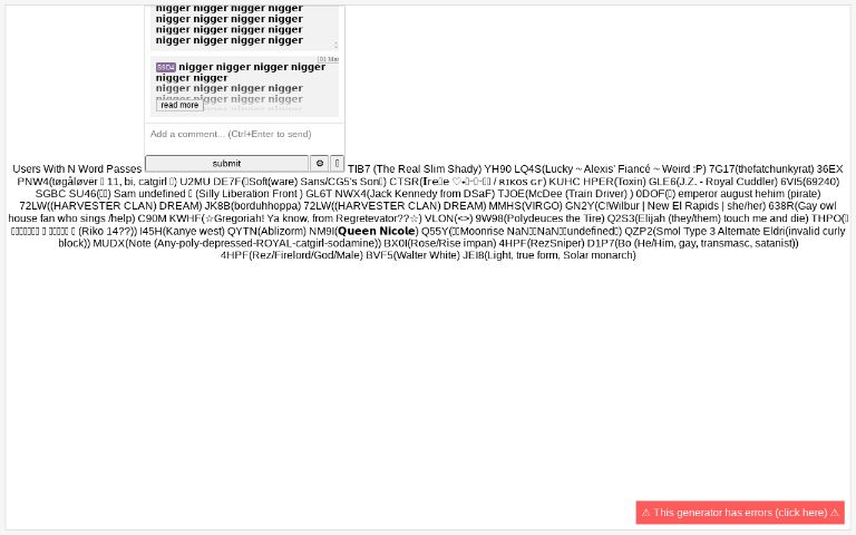 Users With N Word Passes ― Perchance Generator