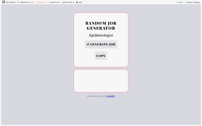 Random Job Generator