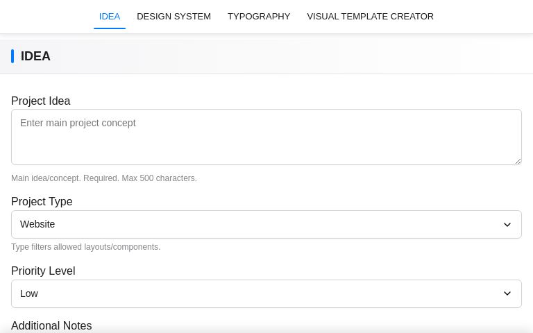 Expert Design System Builder ― Perchance Generator