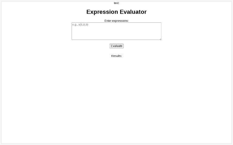 Expression Evaluator ― Perchance Generator