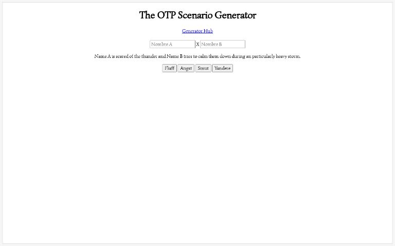 The OTP Scenario Generator