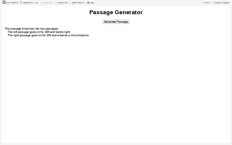Passage Generator