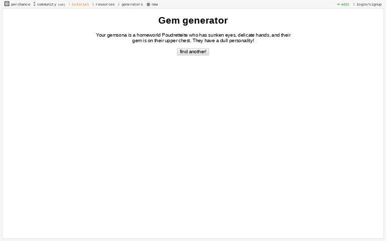 Gem generator