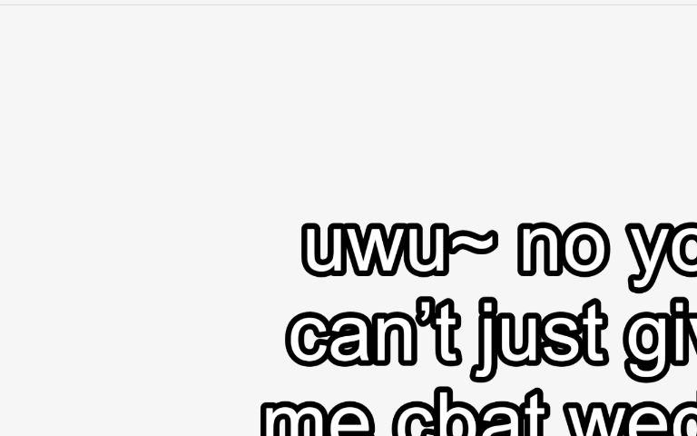 Uwu Cbat Reddit Syndrome Uwu ― Perchance Generator