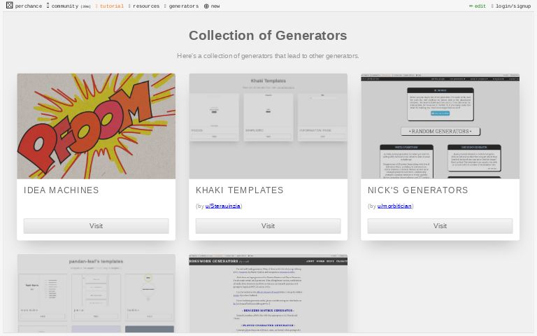 Collection of Generators
