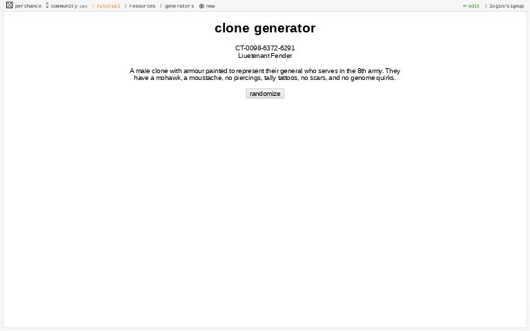 clone generator