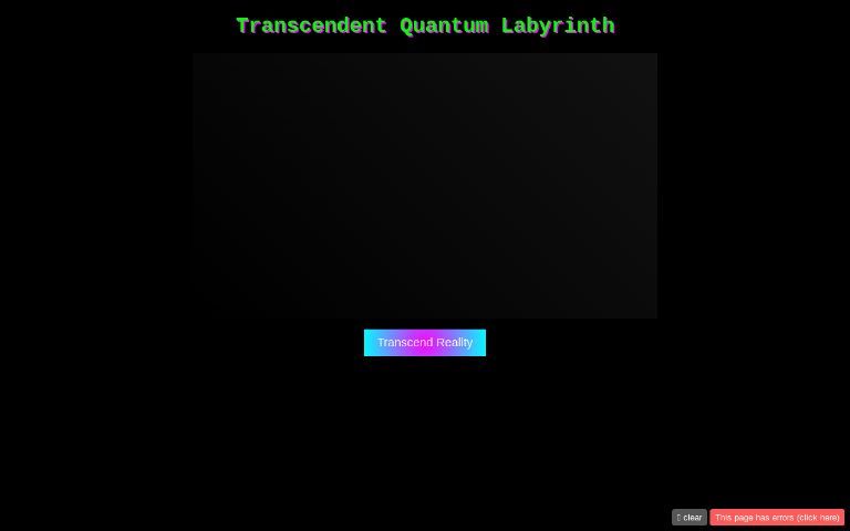 Transcendent Quantum Labyrinth ― Perchance Generator