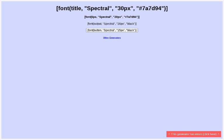SeaWing Name Generator
