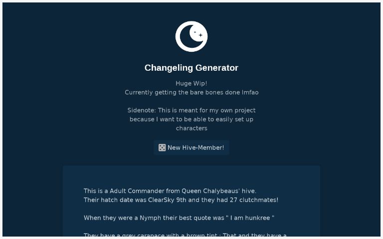 Changeling Generator