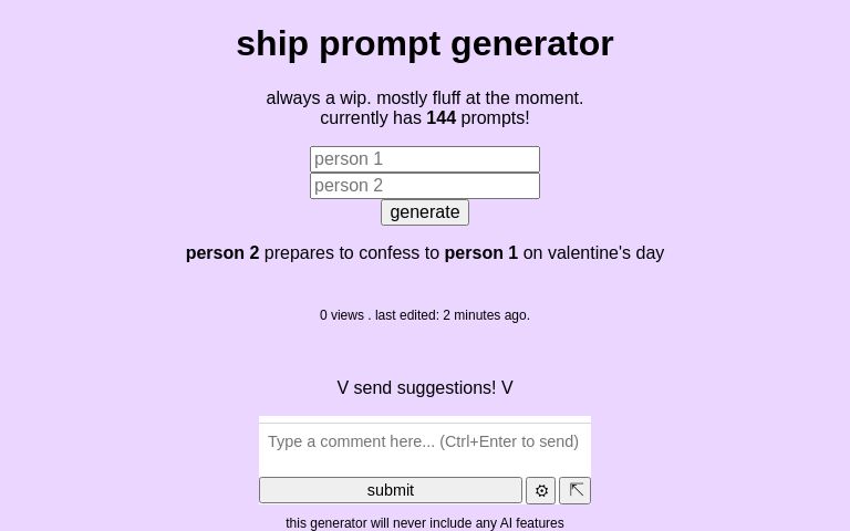 ship prompt generator