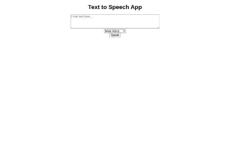 Text-to-Speech App ― Perchance Generator
