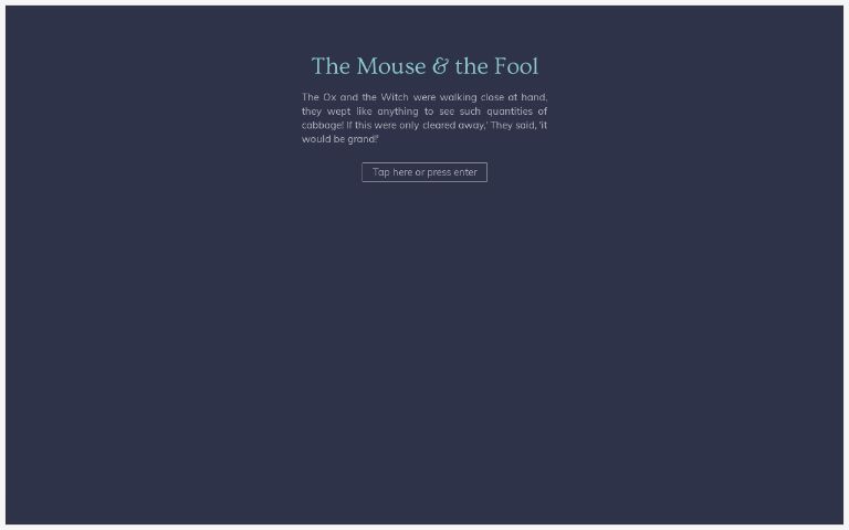 Story Snippets ― Perchance Generator