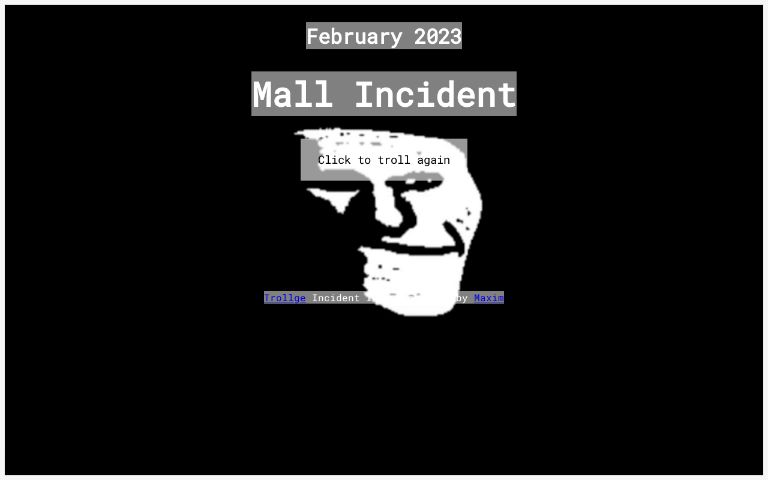 "Salty Finger" Incident ― Perchance Generator