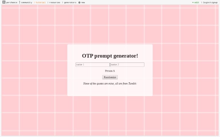 OTP prompt generator!