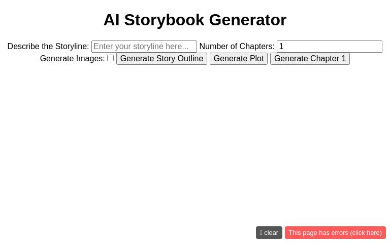AI Storybook Generator
