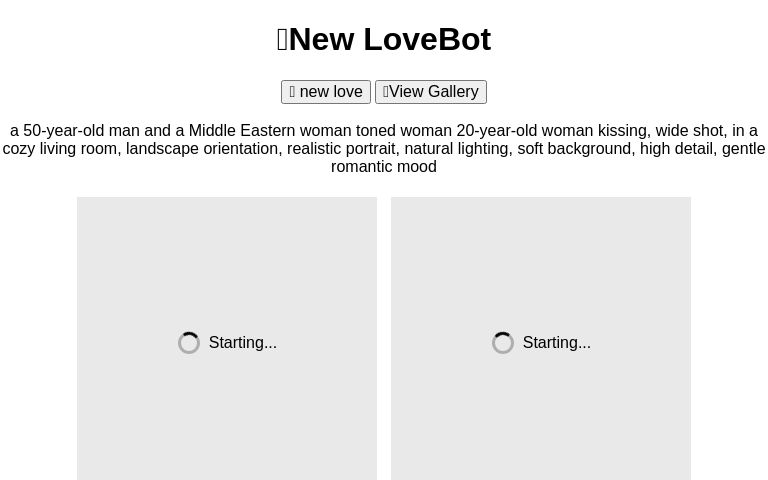 💋New LoveBot ― Perchance Generator