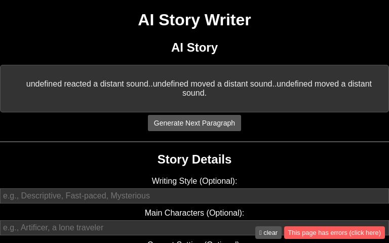 AI Story Writer ― Perchance Generator