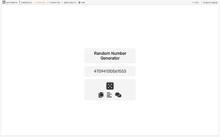 Random Number Generator