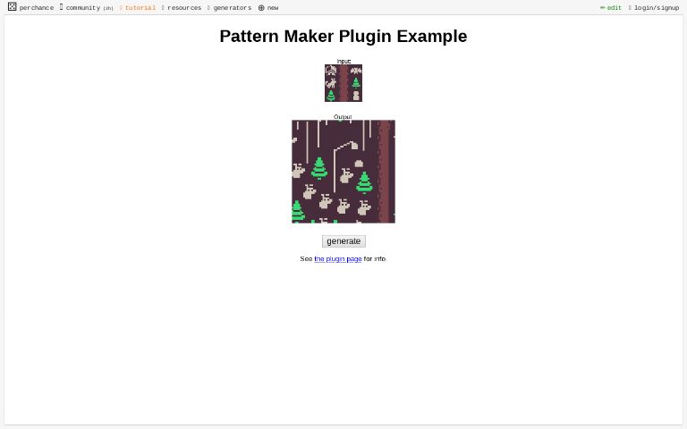 Pattern Maker Plugin Example