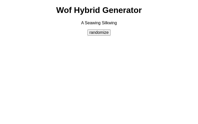 Wof Hybrid Generator