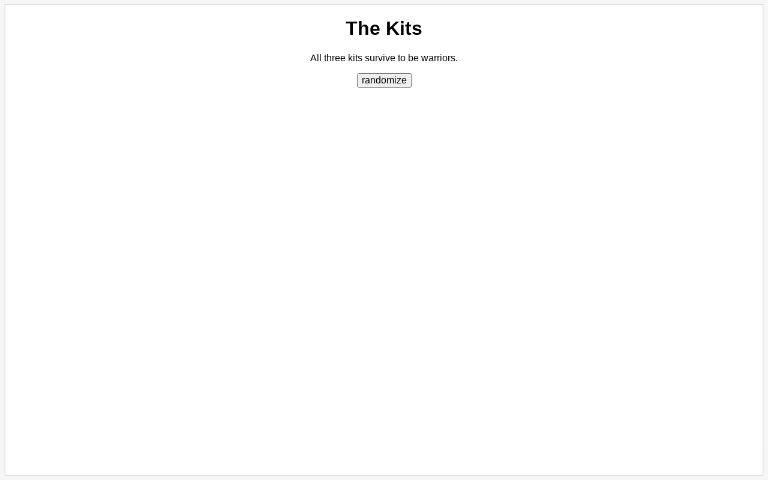 The Kits ― Perchance Generator